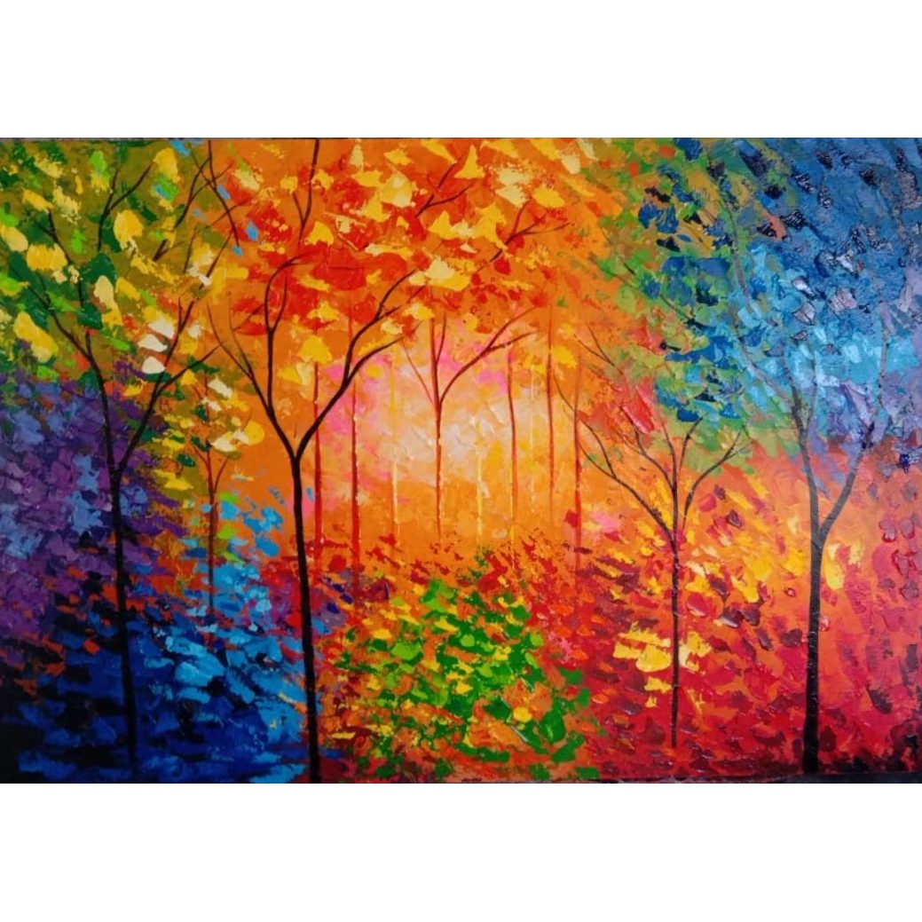 Trees Abstract Bright – exhibitioniststore.co.nz